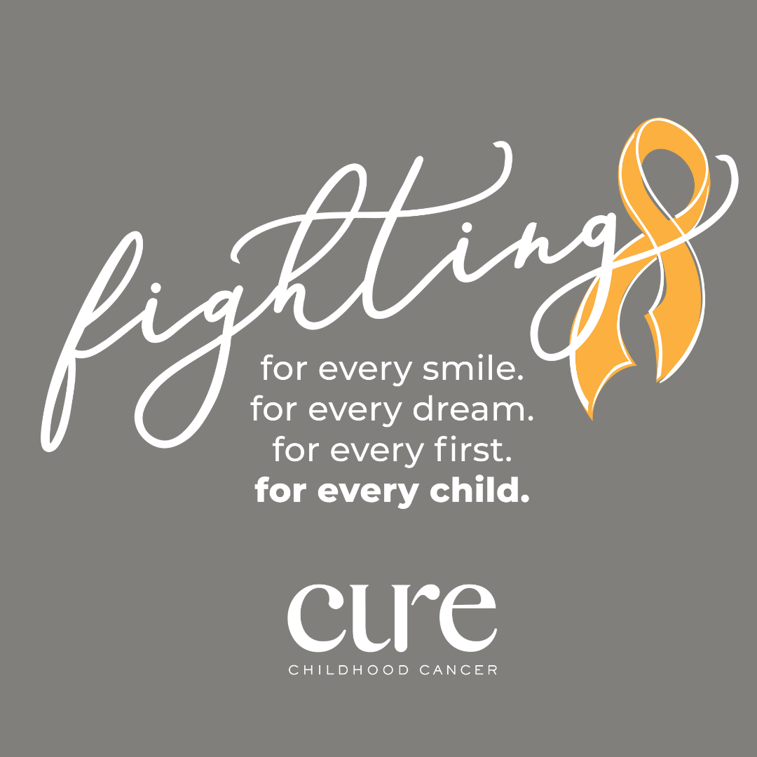 Fighting For Shirt-Grey – CURE Childhood Cancer